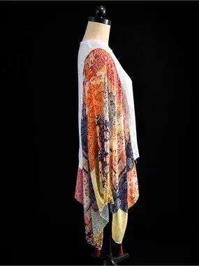 Tops | Handmade Stevie Nicks Inspired Upcycled Tee Kimono New | Poshmark